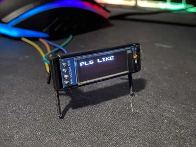 Stand for 0.96-inch OLED Display by pemcionn_ - MakerWorld