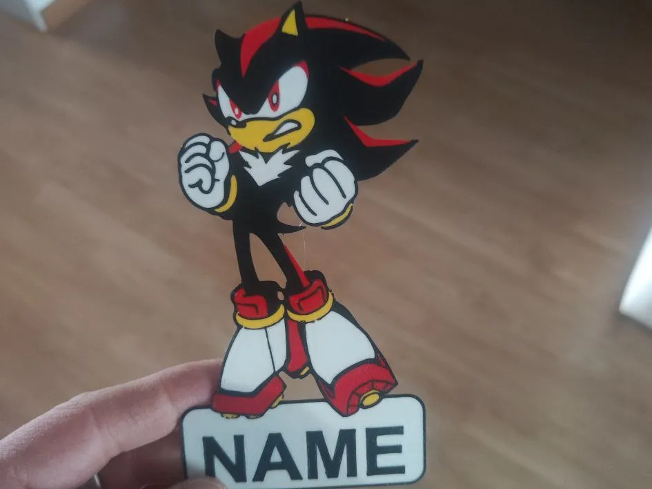 SHADOW THE HEDGEHOG (SONIC NEGRO)-TU NOMBRE by ISMAPP MakerWorld ...