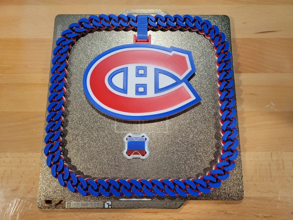 Montreal Canadiens Cuban Hype Chain - Free 3D Print Model - MakerWorld