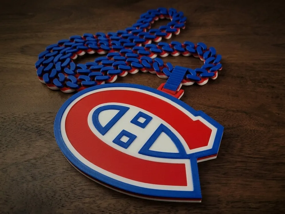Montreal Canadiens Cuban Hype Chain - Free 3D Print Model - MakerWorld