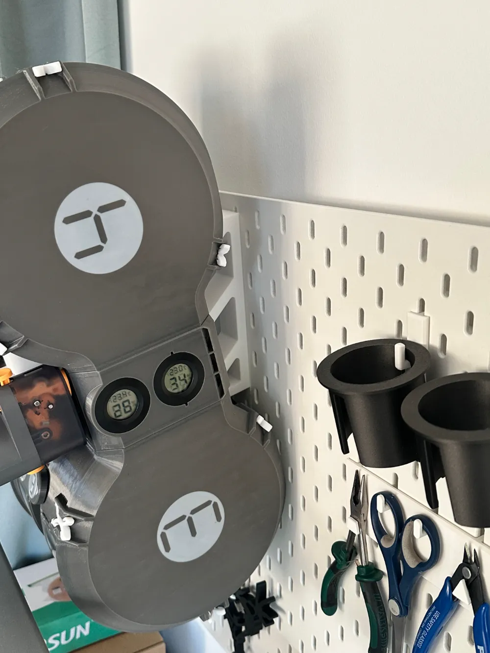 Soporte de pared AMS Lite para tablero de clavijas IKEA Skadis por ...