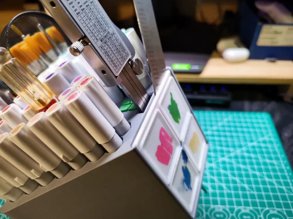 Highly Practical Marker Holder Pen Cup Type B by Antichamber MakerWorld ...
