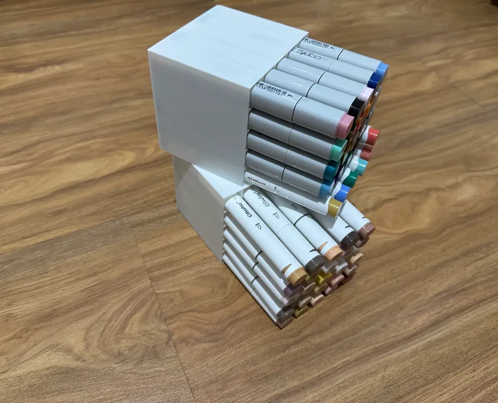 Alcohol Marker Storage for Copic, Ohuhu and the like by ShayneTroxler ...