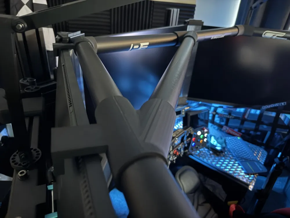 Sim Rig Roll Cage Roof by GripFuel MakerWorld: Download Free 3D Models