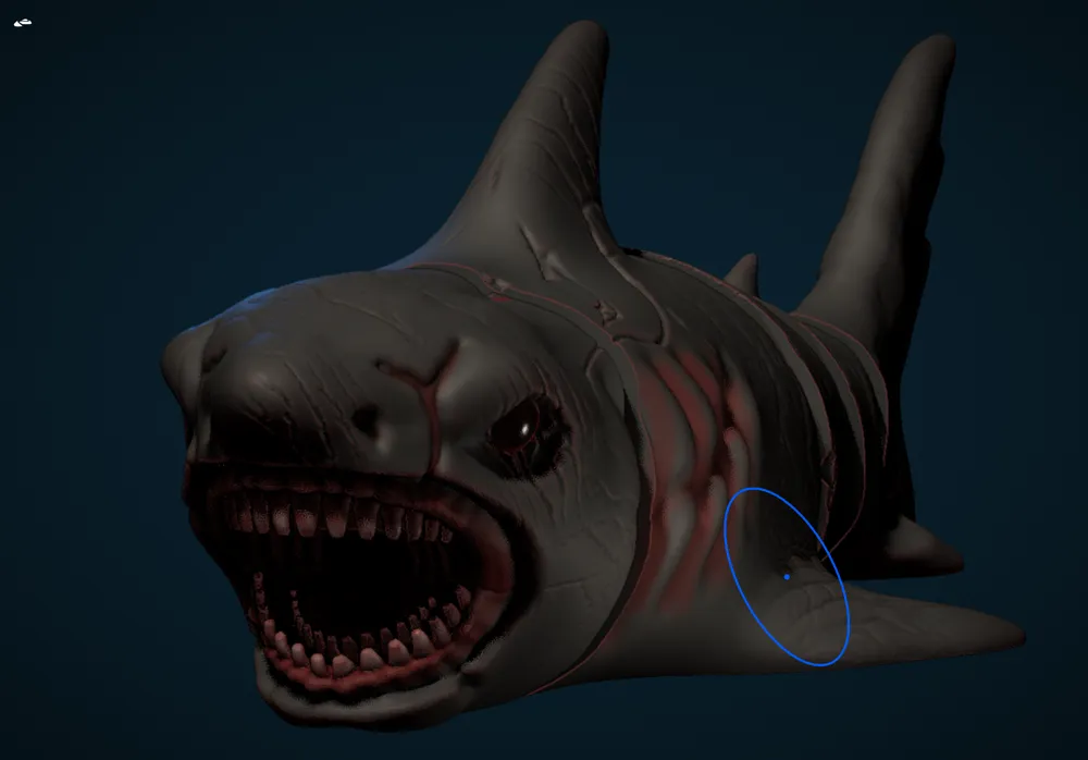 Dark Horror Shark - The Articulated Nightmare! - Free 3D Print Model ...