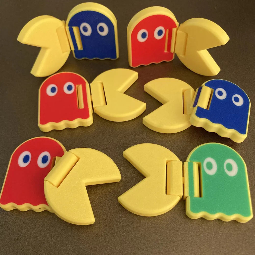 Pacman Flip and Slip Fidget Toy (53 min) by SpacedOut MakerWorld ...