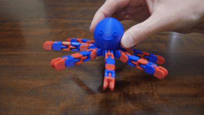 Click Hinge Articulated and Spinning Octopus by vorkosigan78 MakerWorld ...
