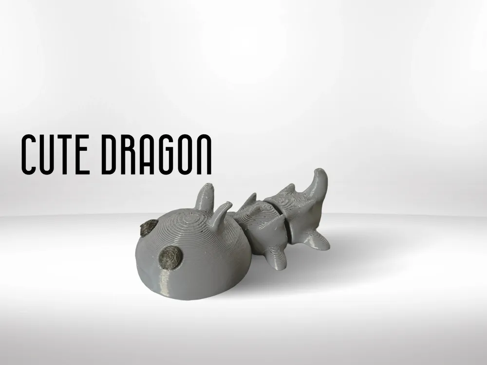 Mini Cute Dragon by Sharp Lab - MakerWorld