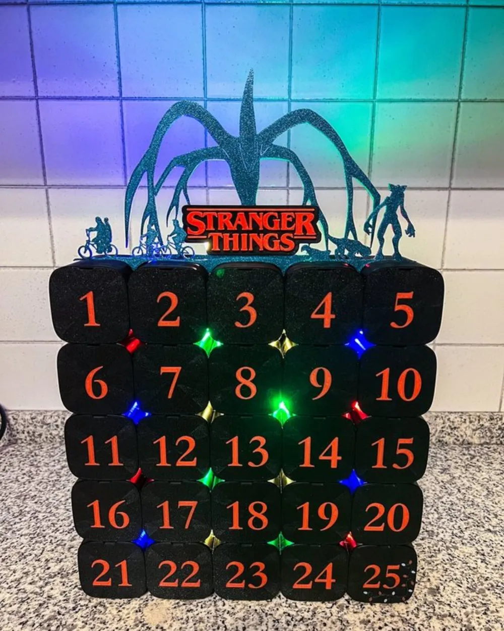 2 in 1 - Stranger Things Advent Calendar - Free 3D Print Model - MakerWorld