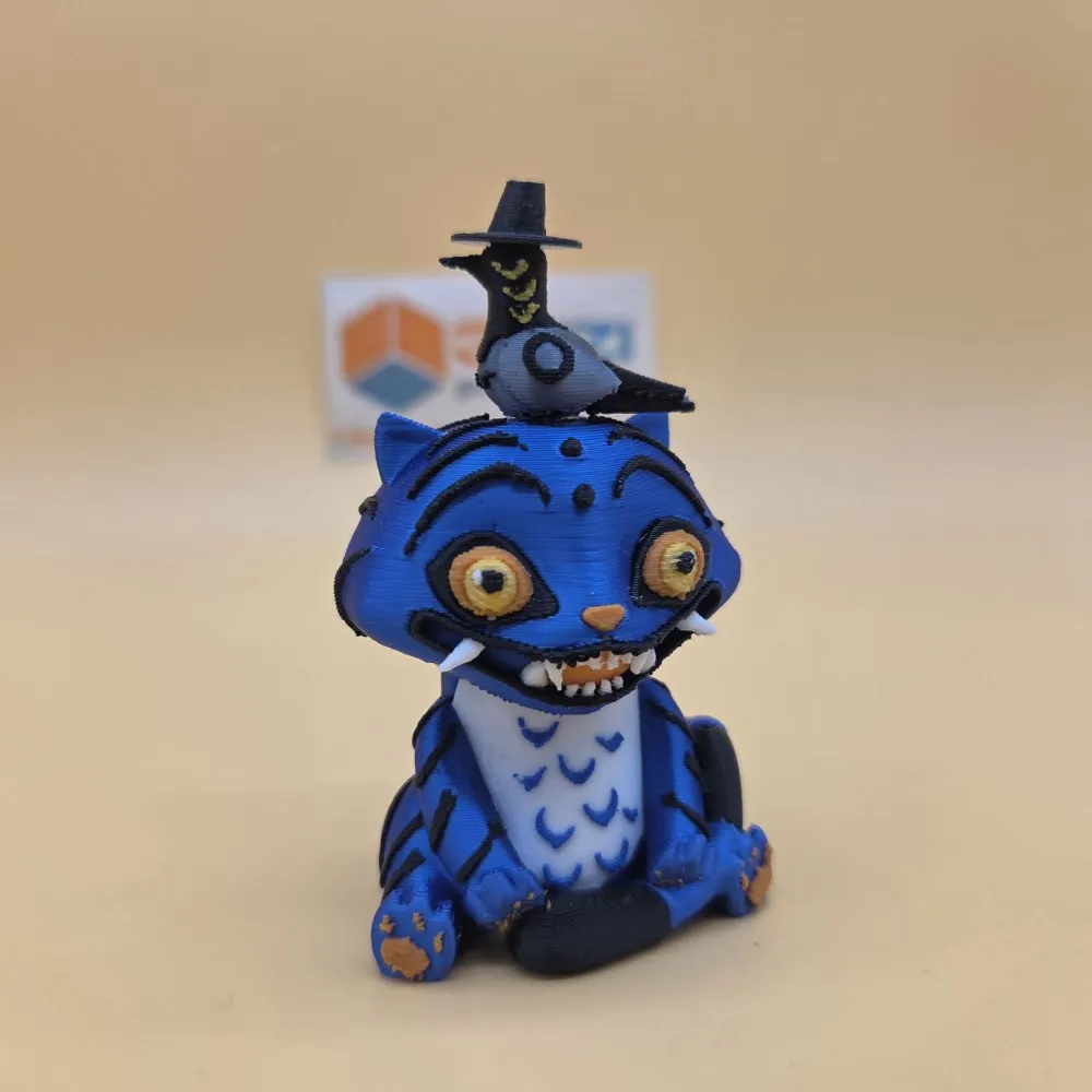 Magnet Derpy tiger and magpie Kpop demon by ArtZima MakerWorld ...