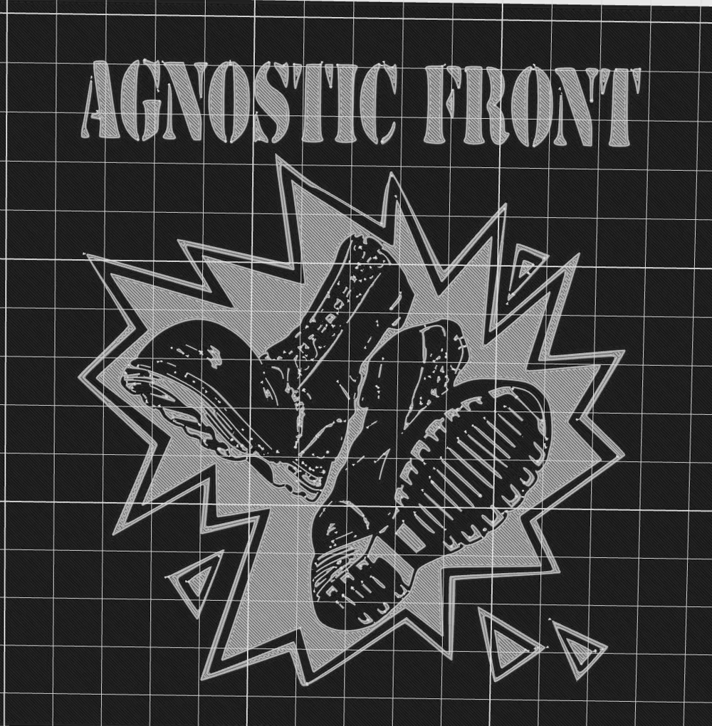 Agnostic Front badge by MartinNYHC - MakerWorld