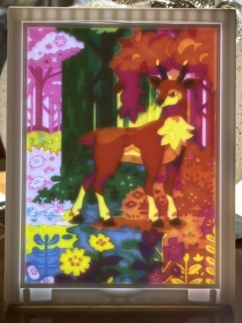 Sawsbuck Every Season Lithophane Art by Richarrrd MakerWorld: Download ...