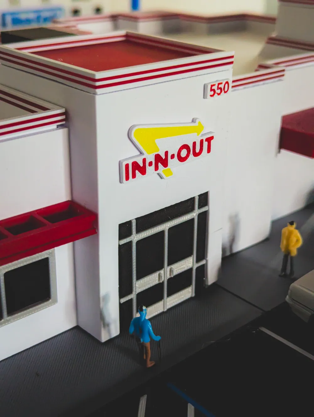 IN-N-OUT Model Set - Hot Wheels Display 1:64 Scale by LAYRLAB ...