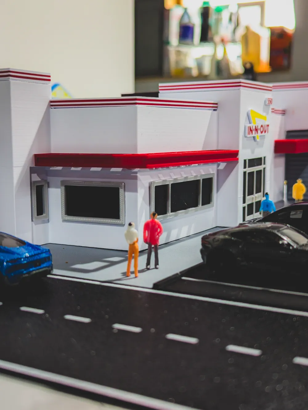 IN-N-OUT Model Set - Hot Wheels Display 1:64 Scale by LAYRLAB ...