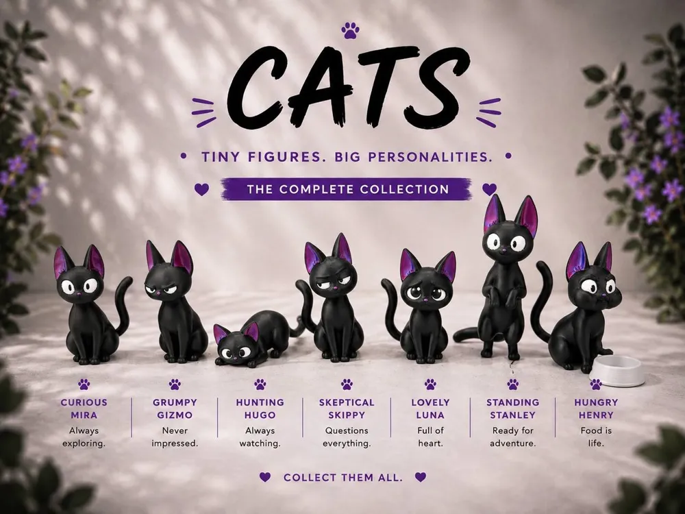 CATS - Skippy der Skeptische – Kostenloses 3D-Druckmodell – MakerWorld