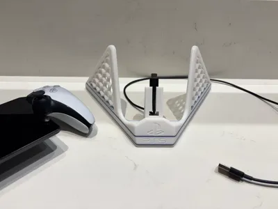Playstation Portal Stand with USB cable slot by MaDutt MakerWorld ...