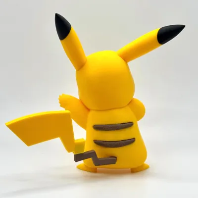 Pikachu Pokemon Model; No AMS Needed - Split Print by Nostalgic 3D ...