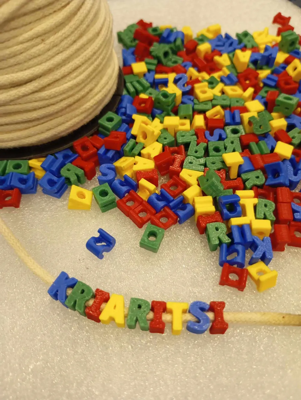 letter and numbers beads various fonts - Free 3D Print Model - MakerWorld