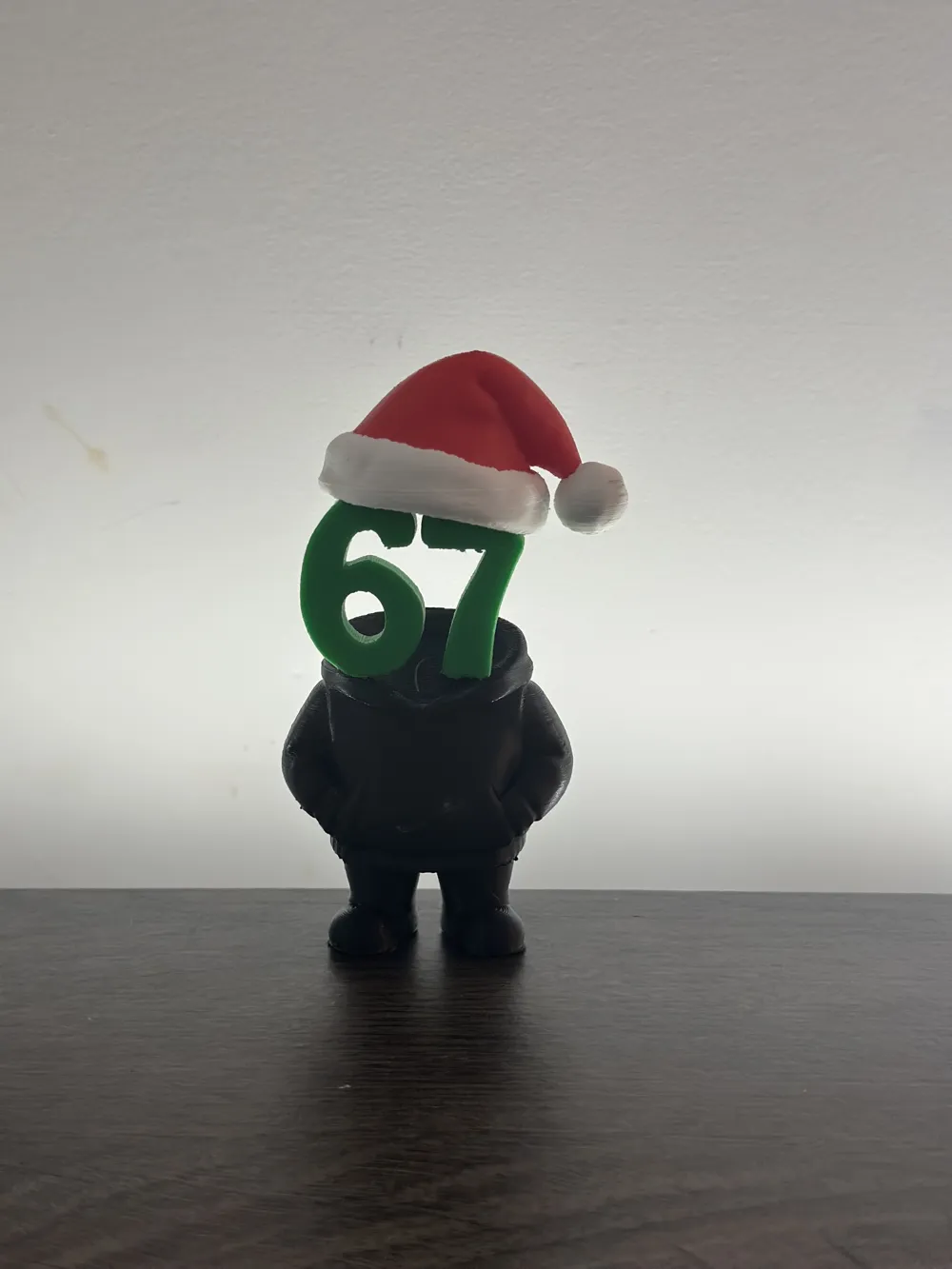 Holiday 67 Guy - Santa Hat Edition - Free 3D Print Model - MakerWorld