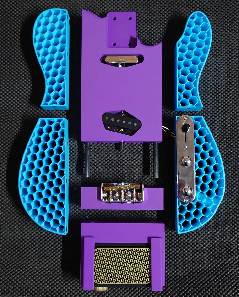 Modular Guitar (Built-in Amp!) by AlXtech MakerWorld: Download Free 3D ...