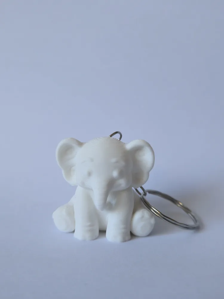 Cute Chibi Mini Elephant Keychain by Enarz MakerWorld: Download Free 3D ...