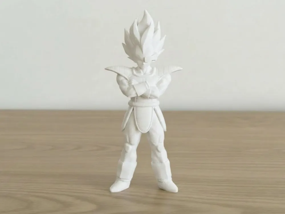 Vegeta from Dragon Ball anime figure - Free 3D Print Model - MakerWorld