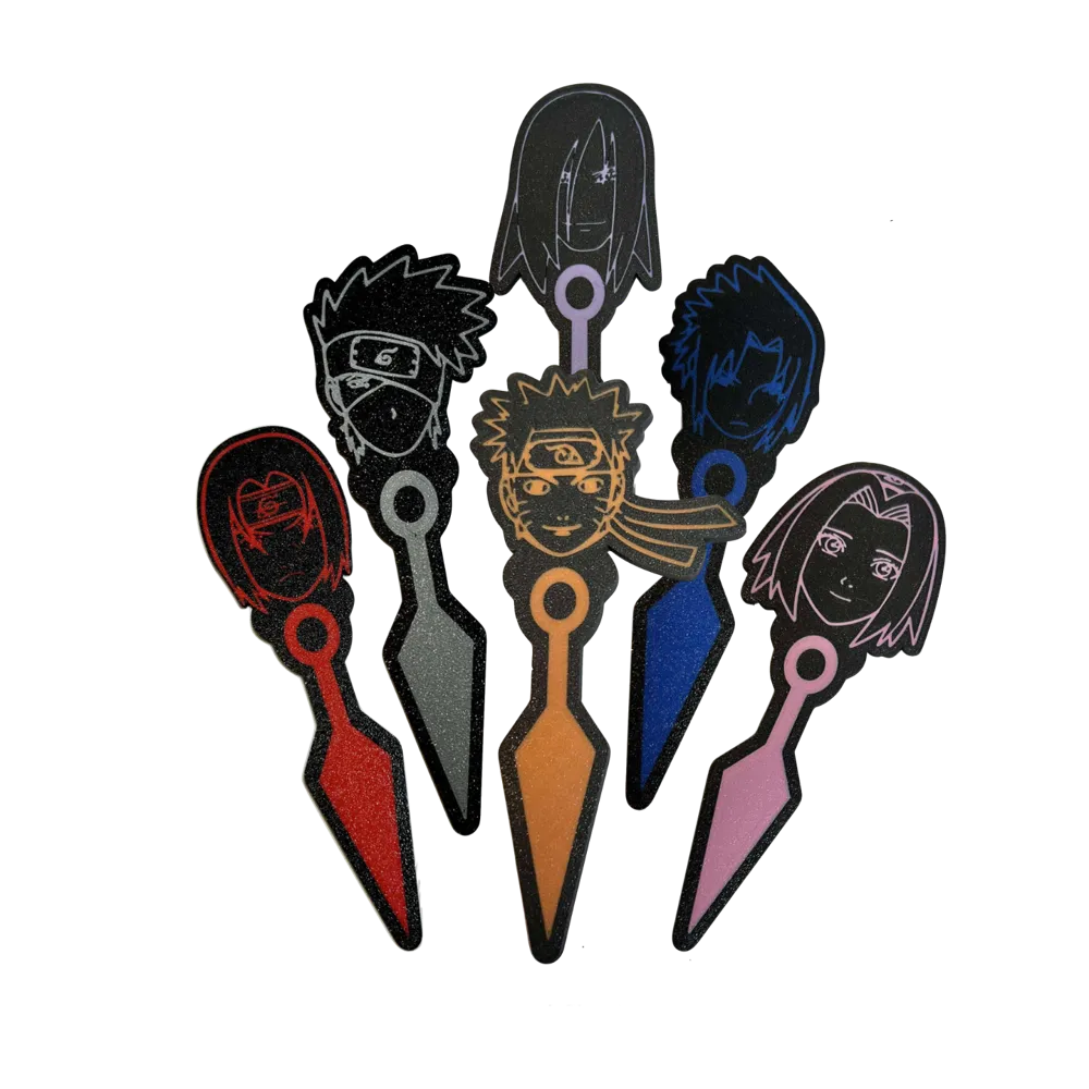 Sasuke Uchiha Kunai Knife Bookmark by Funky2Elegant - MakerWorld