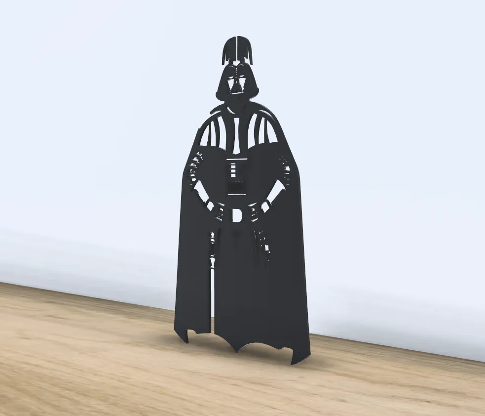 Darth Vader - 2d Art Silhouette - AI Generated by JF-699 - MakerWorld