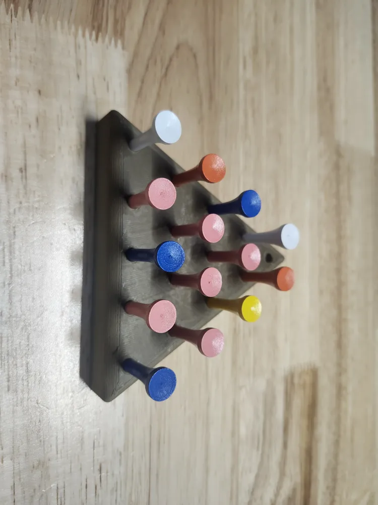 Peg Game – Classic Triangle Brain Teaser -Wood PLA - Free 3D Print ...