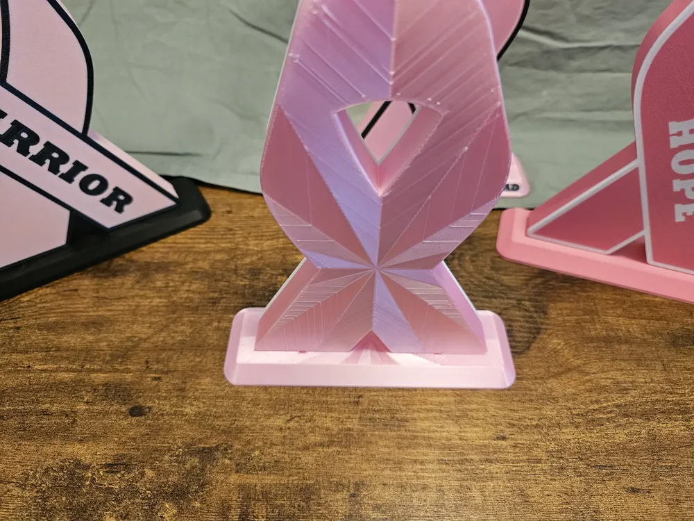Ribbon of Courage Collection - Trophy - Free 3D Print Model - MakerWorld