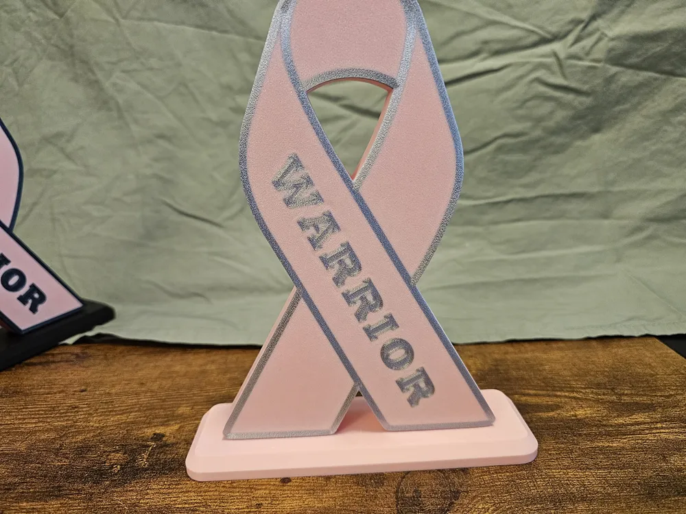 Ribbon of Courage Collection - Trophy - Free 3D Print Model - MakerWorld