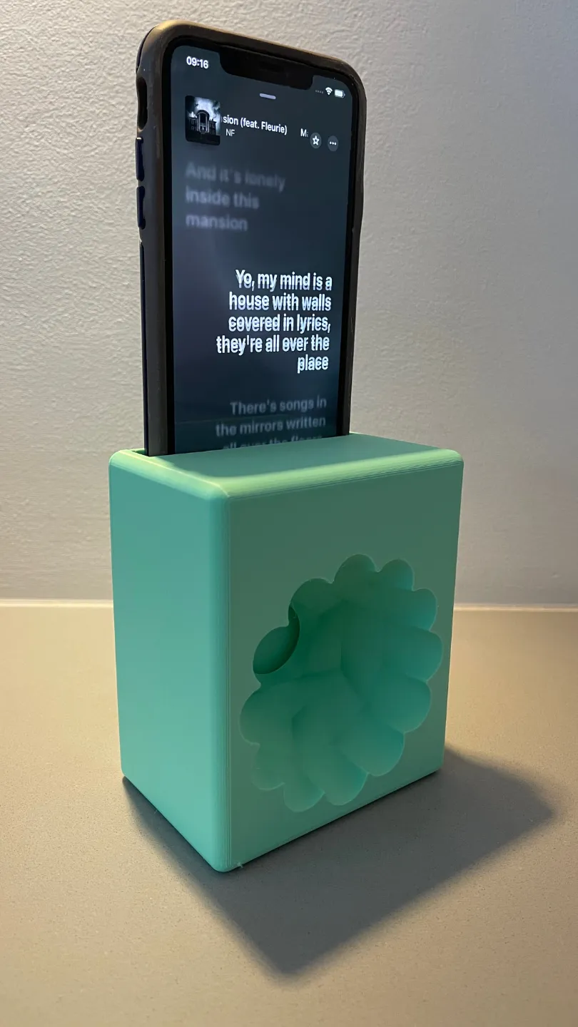 Flower Phone Speaker by Rosalie 3Design - MakerWorld