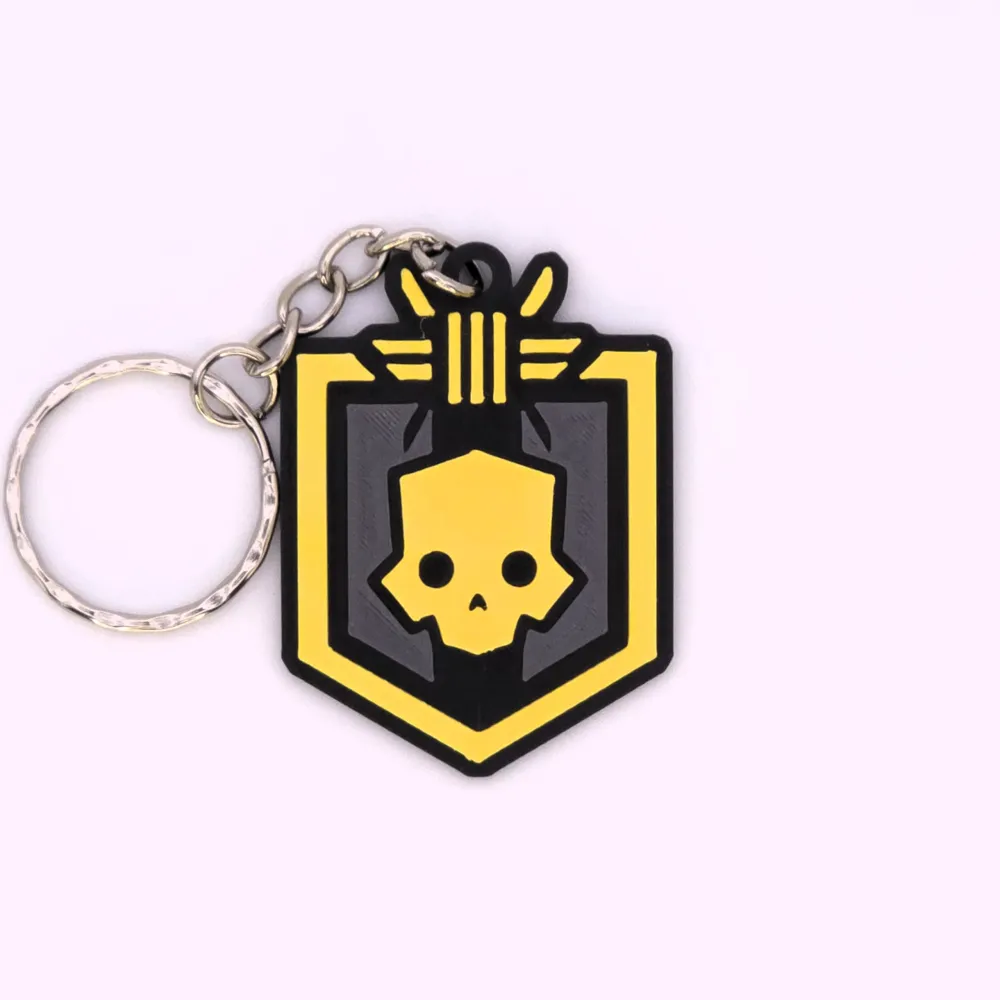 Helldivers 2 Warbond Rank Keychain by Jez Builds - MakerWorld