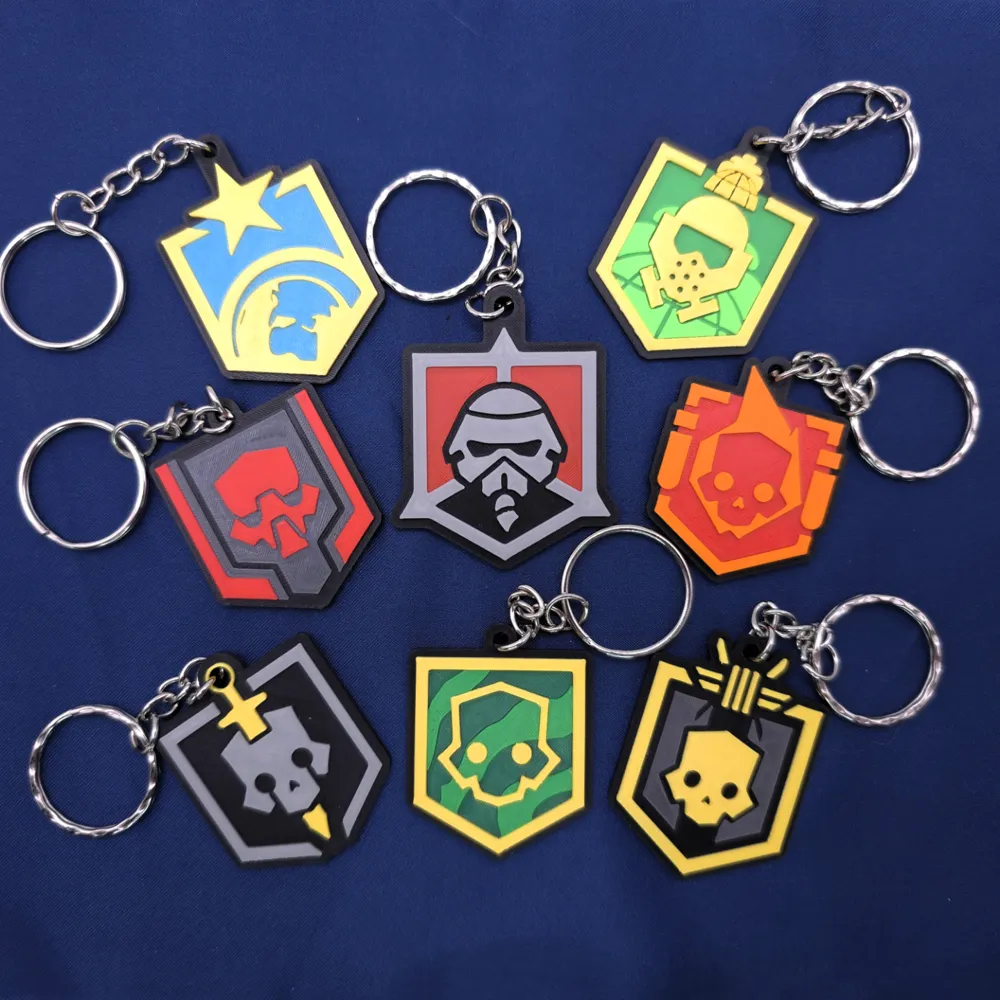 Helldivers 2 Warbond Rank Keychain by Jez Builds - MakerWorld