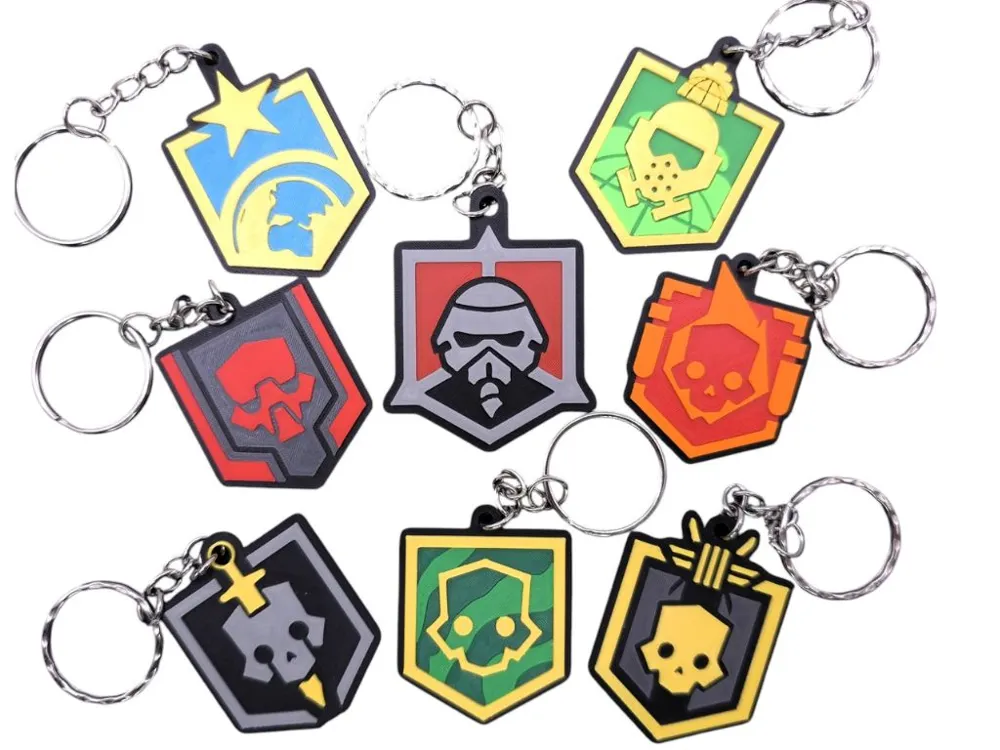 Helldivers 2 Warbond Rank Keychain by Jez Builds - MakerWorld
