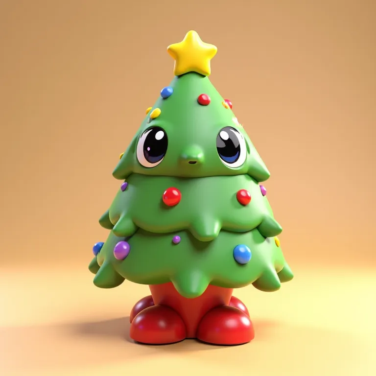 Christmas tree figure - Free 3D Print Model - MakerWorld