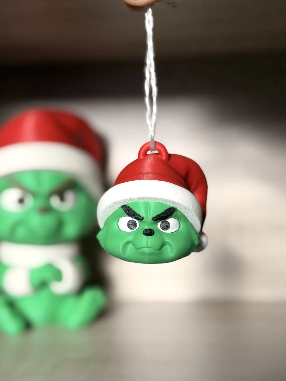 Baby Grinch Christmas Bauble - Free 3D Print Model - MakerWorld