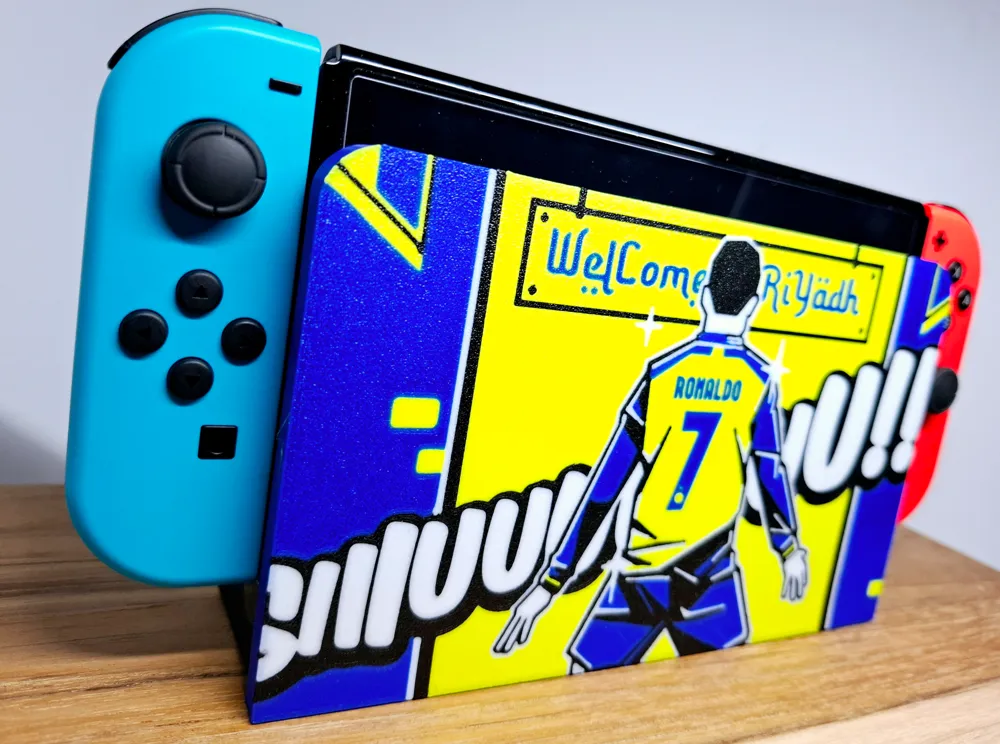 Coque Dock Switch OLED : Ronaldo by Kmit3D - MakerWorld