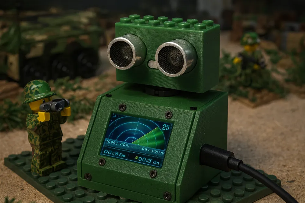 Pocket Radar for Brick Worlds - Free 3D Print Model - MakerWorld