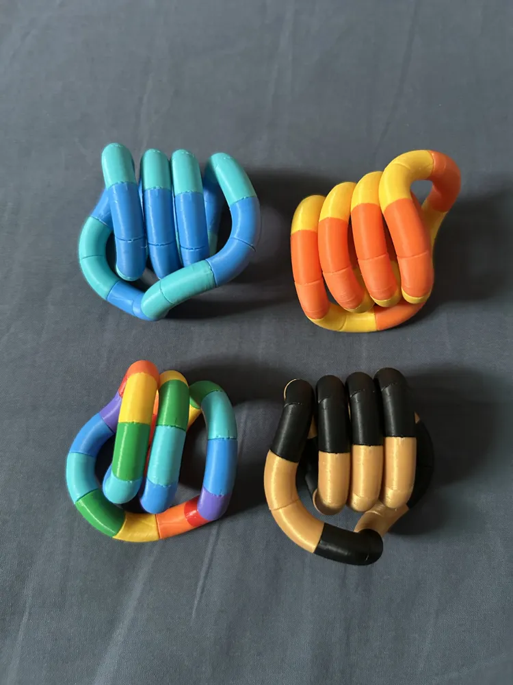 Tangle Fidget Toy, no supports needed, sturdy by Delly_Gu29 MakerWorld ...