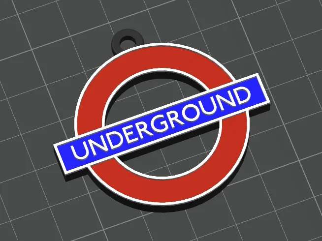 London Underground Keychain - Free 3D Print Model - MakerWorld