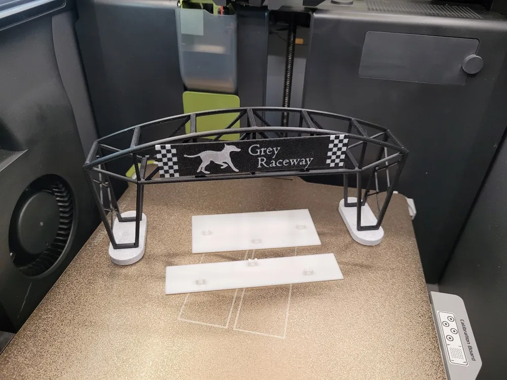 AFX 4 Lane Raceway Gantry and Highway Dividers by RevHazlett MakerWorld ...