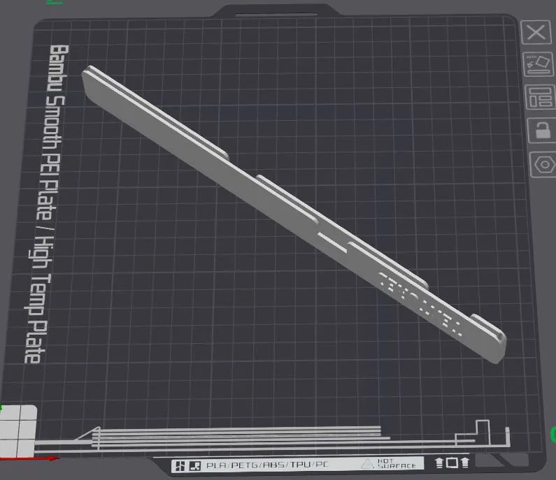 PEI PEO Textured High Temp QR QC Code Label Sticker Build Plate ...