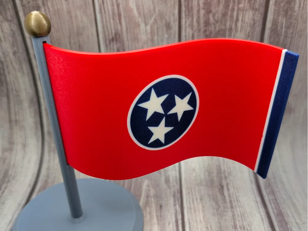 Tennessee State flag by Sage Prints and Design - MakerWorld