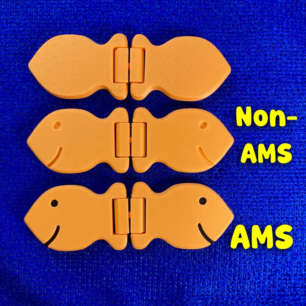 Goldfish Slip and Flip Fidget Toy (35 mins) - Free 3D Print Model ...