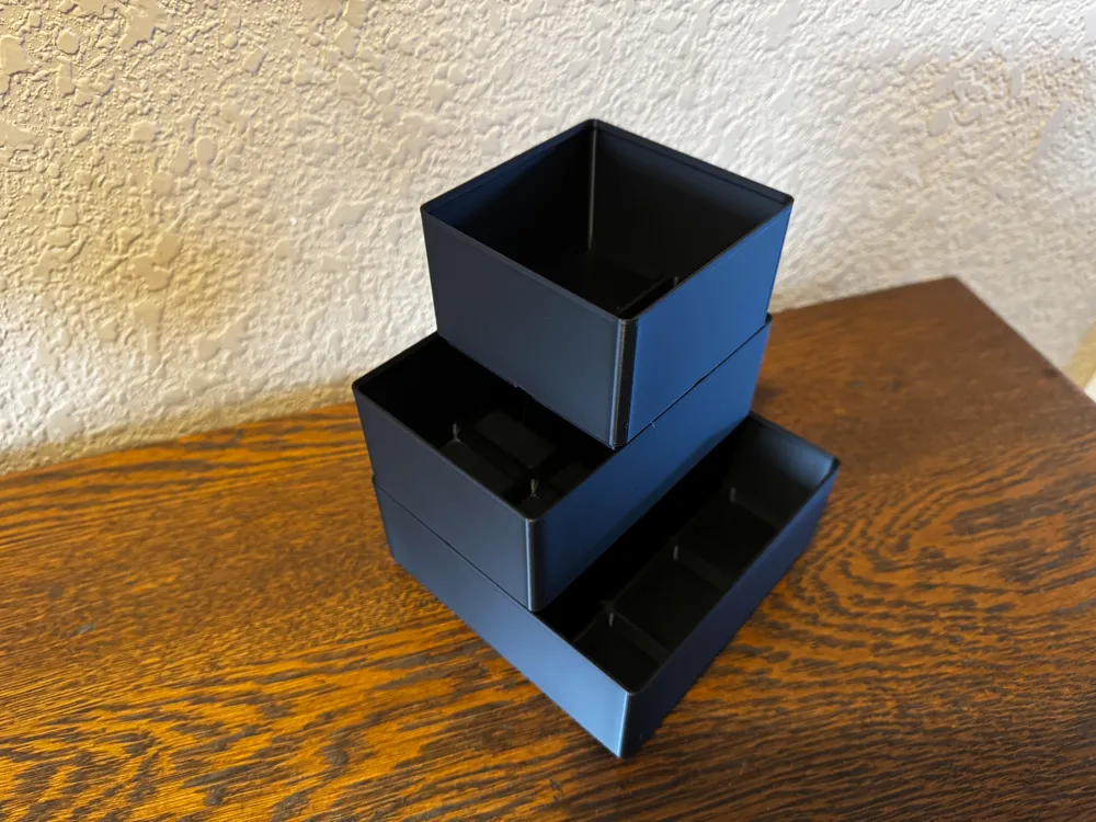 Lightweight Stackable Gridfinity Bins (7u) by BG-makes - MakerWorld