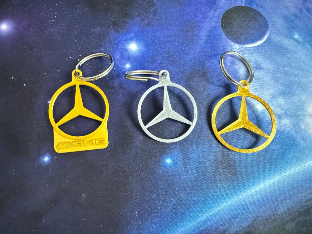 mercedes key ring by sgenos - MakerWorld