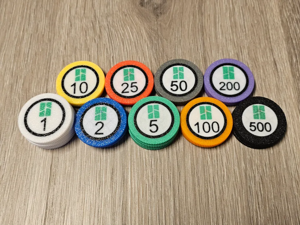 Bambu Style Play Tokens by Molang - MakerWorld