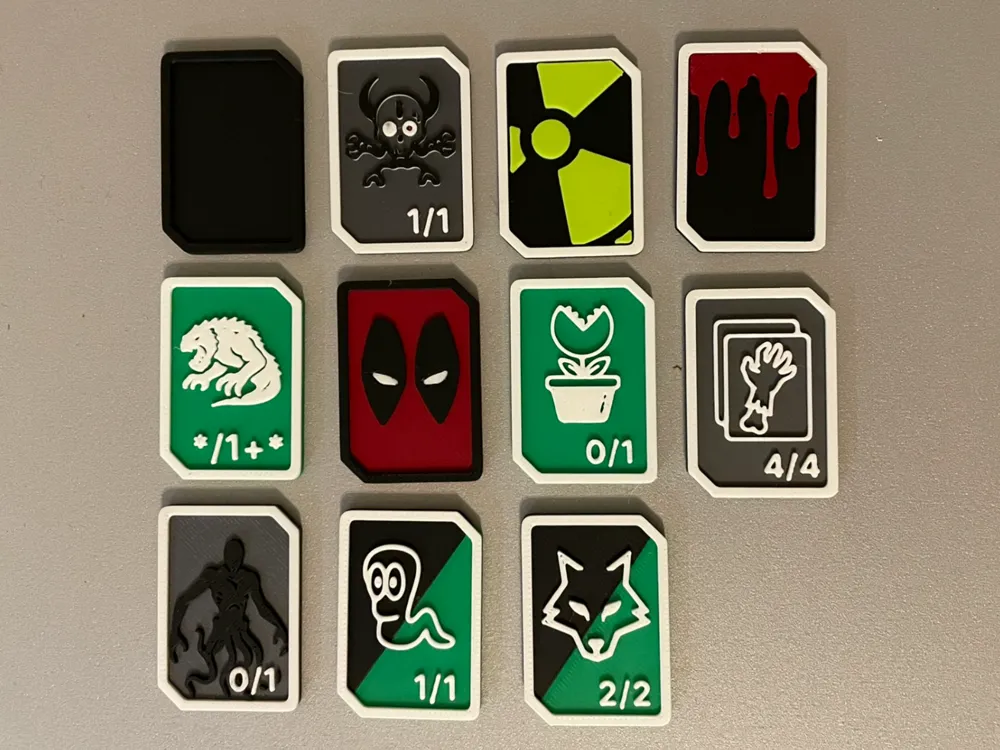 MTG Mini-Token Drop 2 by Magarinemann MakerWorld: Download Free 3D Models