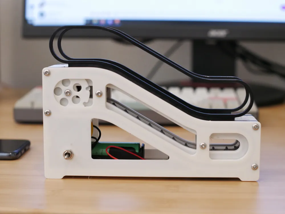 Motorized Mini Desktop Escalator Remixed by AlexY_ MakerWorld: Download ...